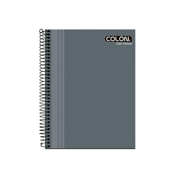 Cuaderno Especial Triple Liso 150 Hojas 7 Mm Colon | Lider