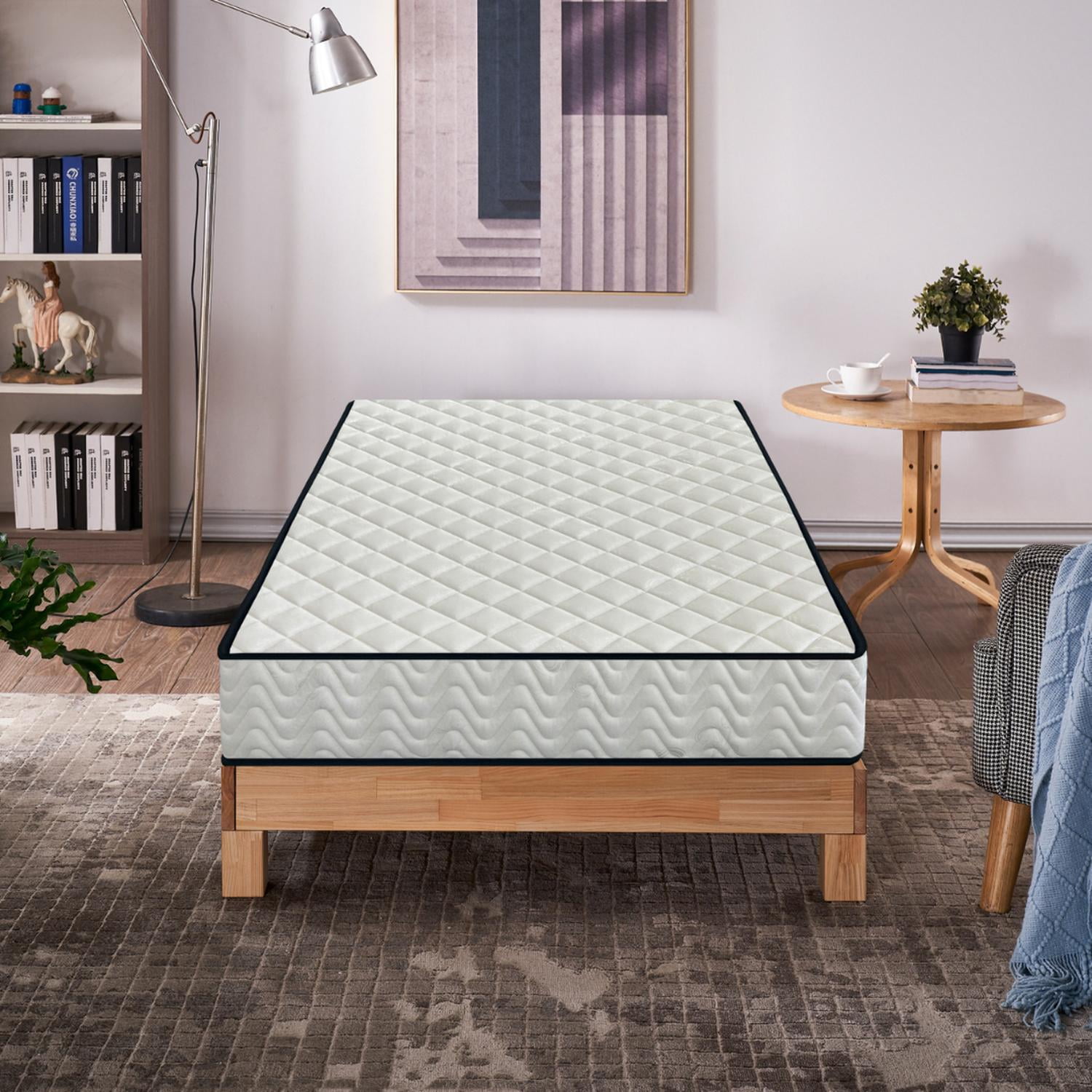 Colchón 25 cm Home Espuma Resortes Pocket Spring 1 Plaza blanco 1 plaza ...