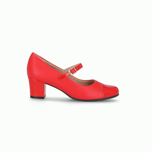 Zapato Mary Jane Mujer Rojo Laura 16 Piccadilly | Lider