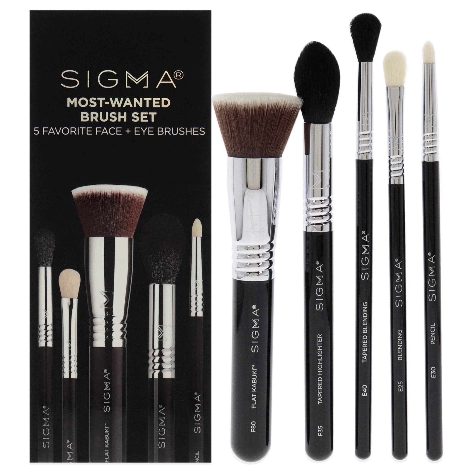 Set De Brochas Sigma Most Wanted 5 Piezas Mujer | Lider