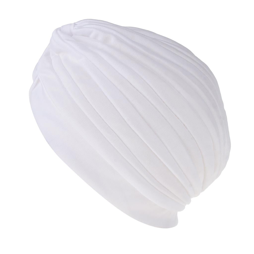 sombrero de turbante plisado trenzado para mujer hijab tapa cabeza ...