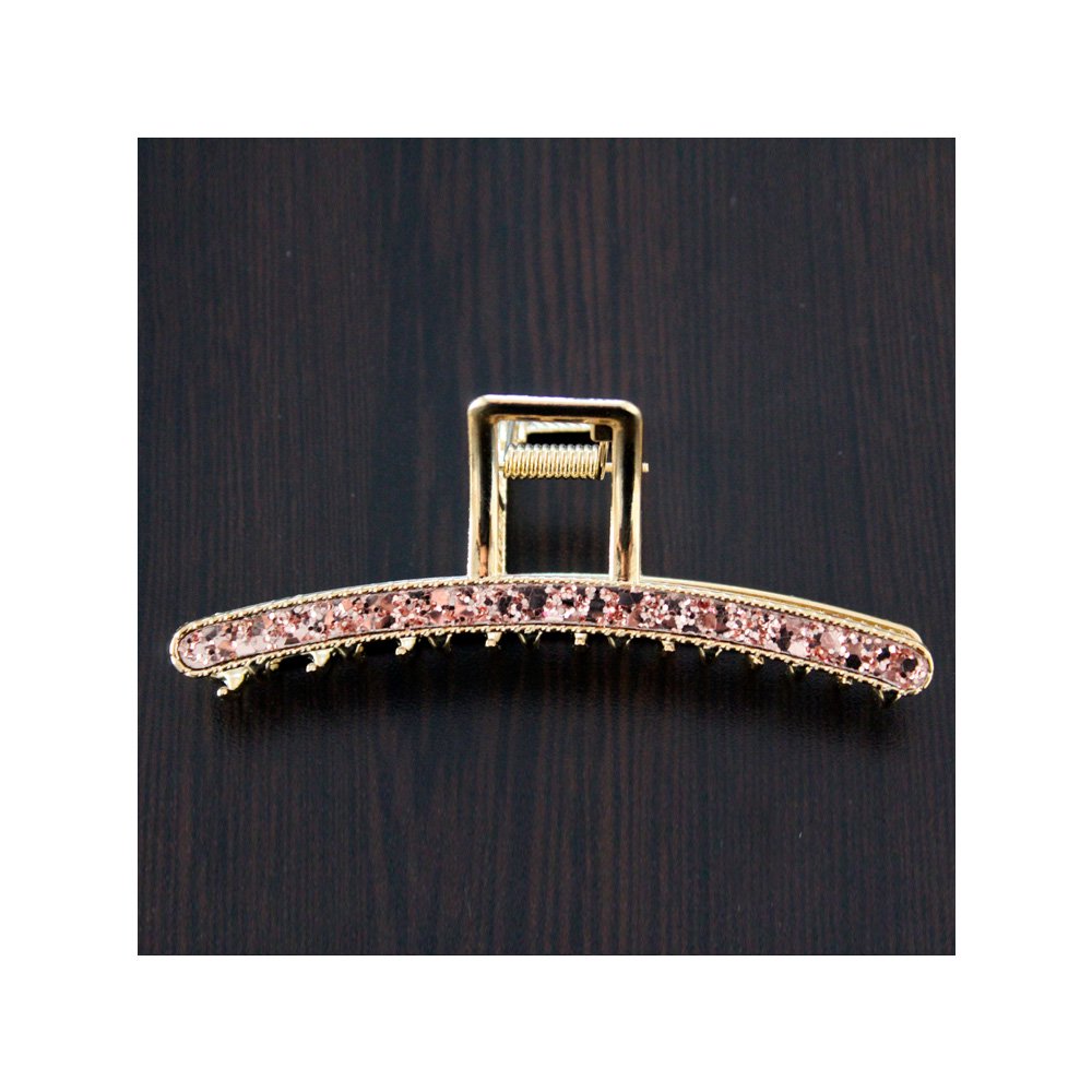 Traba Metálica Garra Tiburón Cabello Brillo Intenso Rosado | Lider