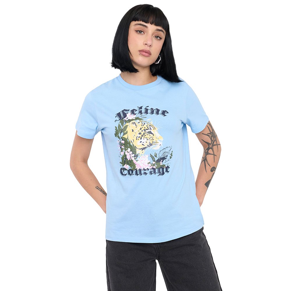 Polera Mujer Fun Regular Fit Celeste Corona | Lider