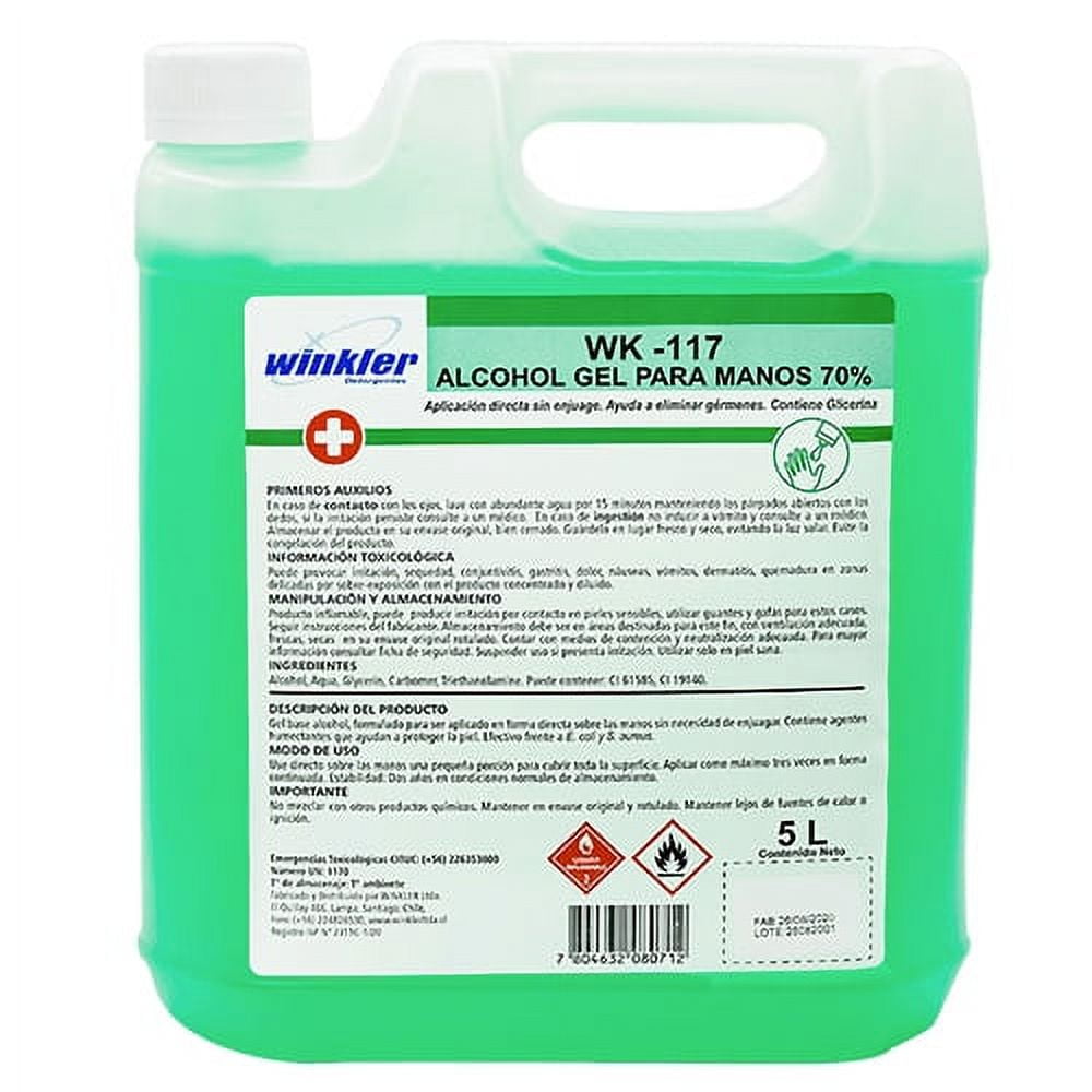 Alcohol Gel Para Manos 5 L Wk-117 | Lider