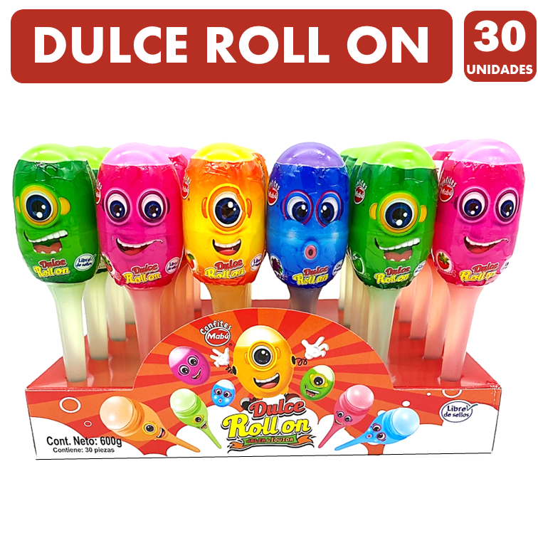 Dulces Roll On De Mabú - Jalea Líquida (Caja Con 30 Un) | Lider