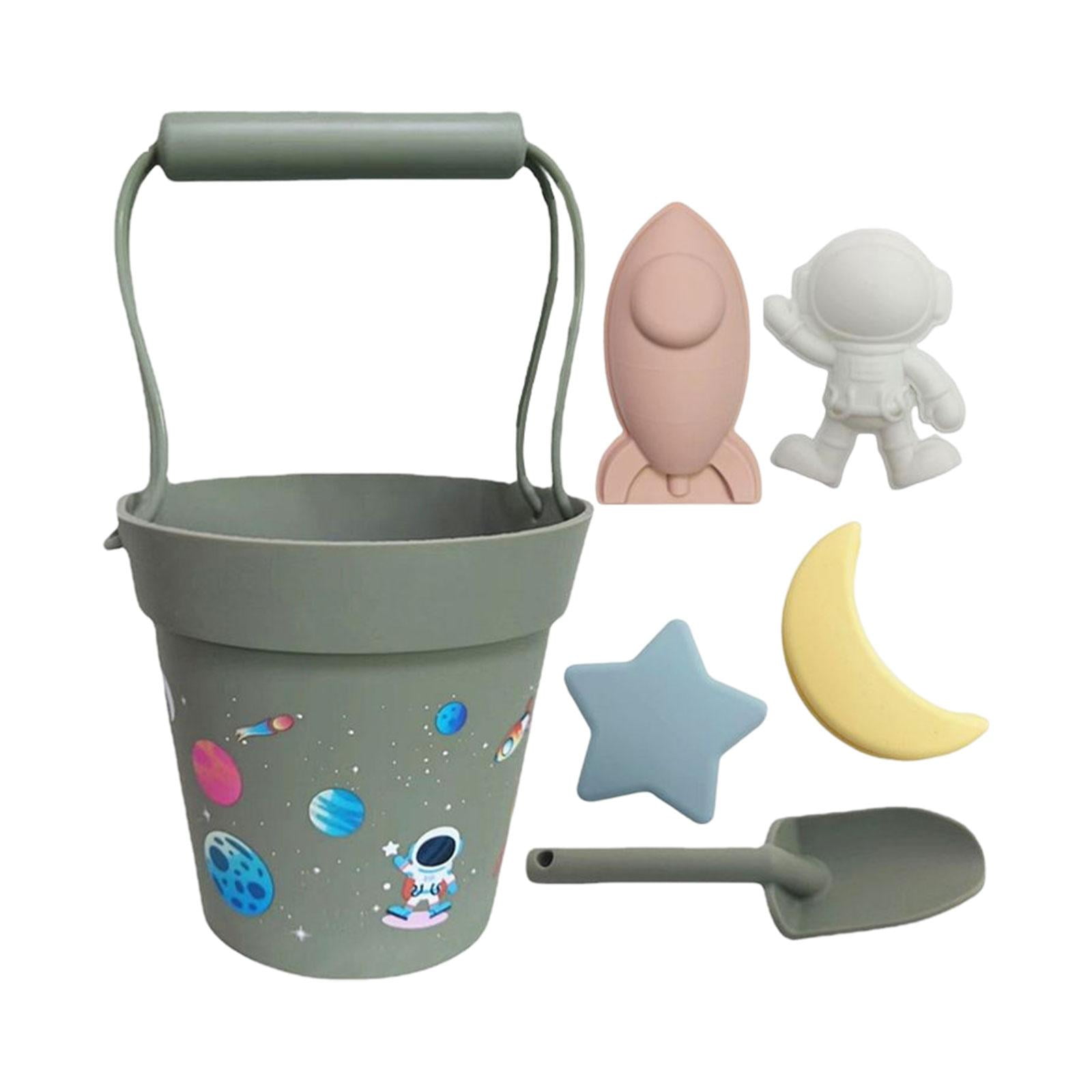 6 Piezas Niños Sandbox Juguetes Interior Juego Regalo Playa Cubos Pala ...