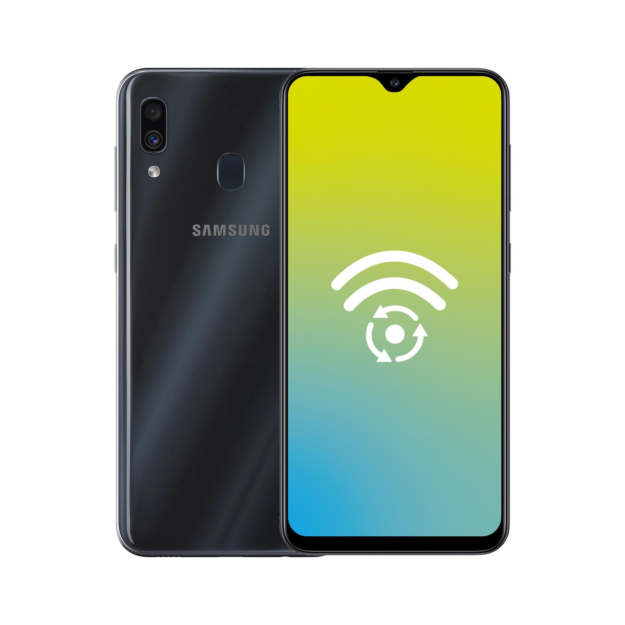 Celular Samsung A30 32 Gb Negro- Reacondicionado | Lider
