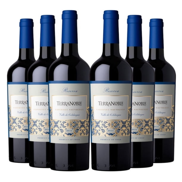6 Vinos Reserva Cabernet Sauvignon, 750 ml, 14% | Lider