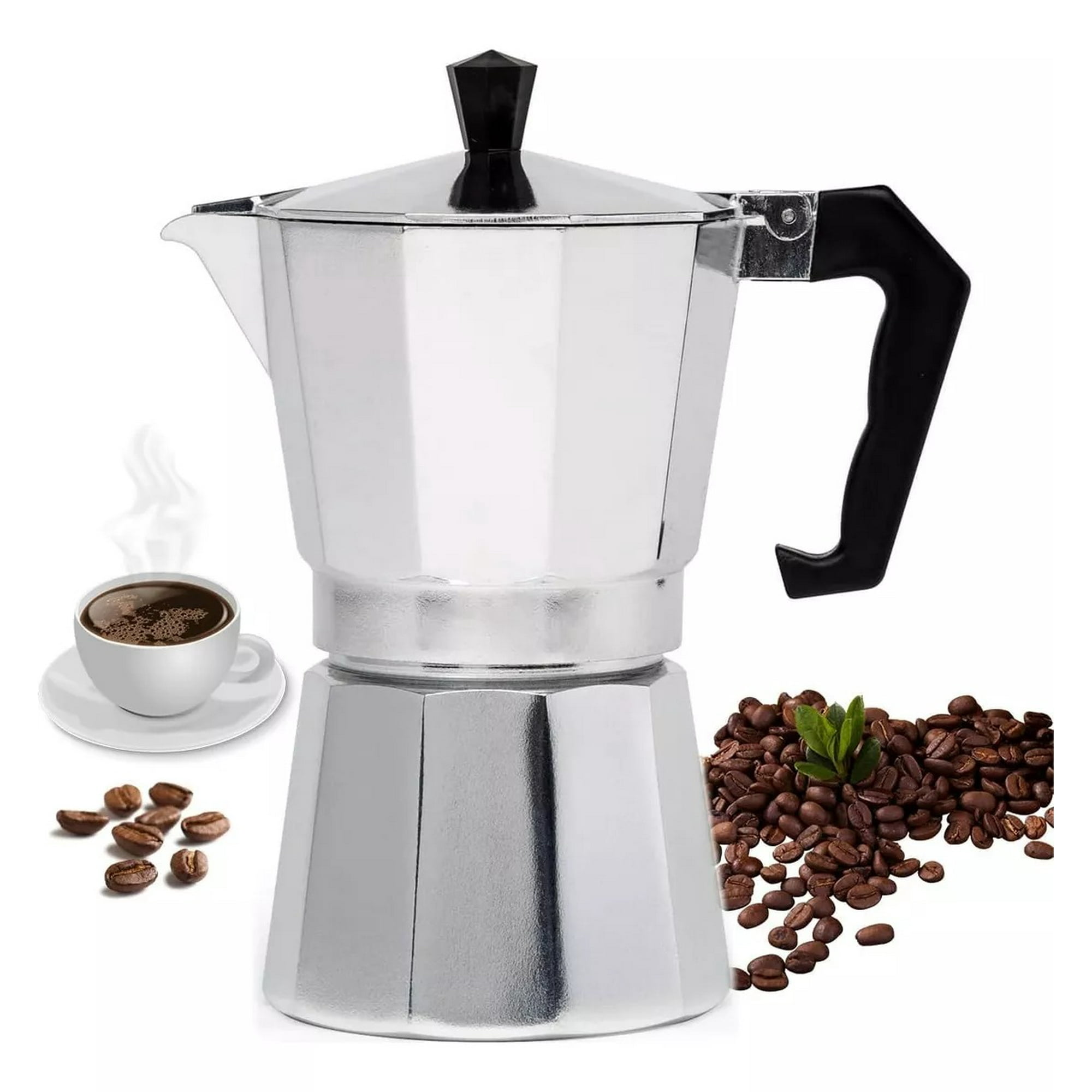 Cafetera Italiana Aluminio Espresso Moka Pot 6 Tazas/300ml | Lider