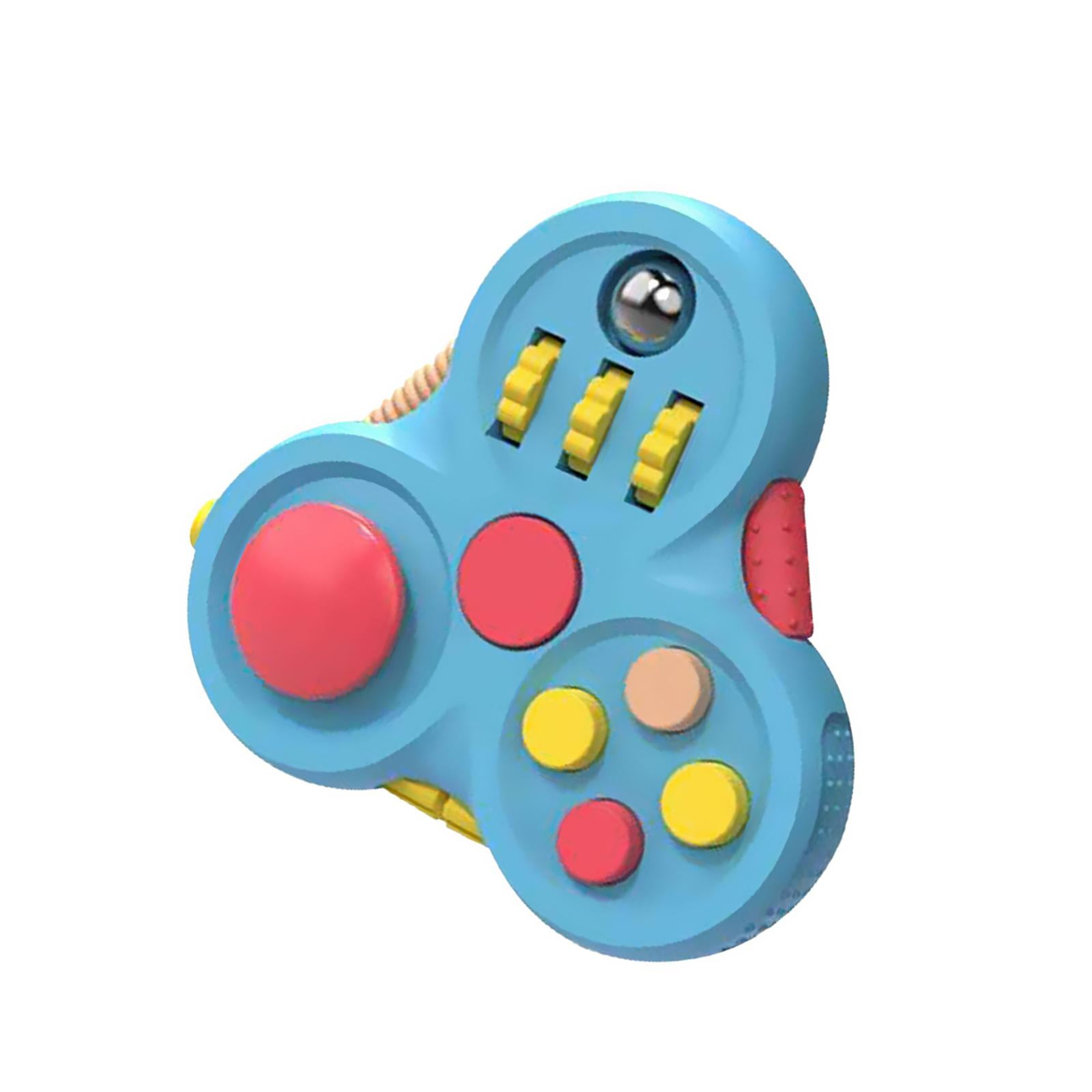 Fidget Game Pad Portable Triangle Fidget Cubos Para Game Preschool Interaction Blue | Lider