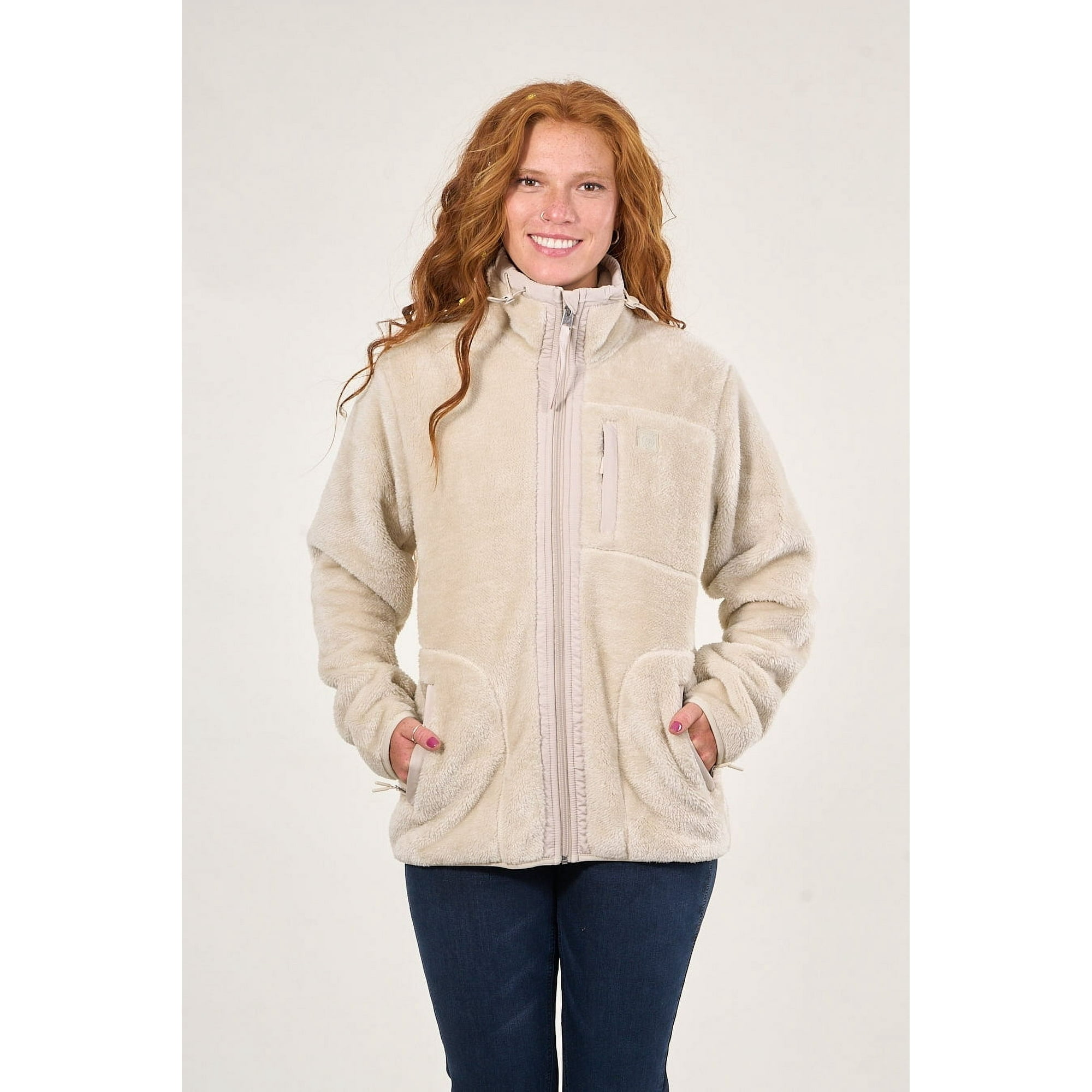 Poleron Polar Mujer Shaggy Cuello Alto Vw8760 | Lider
