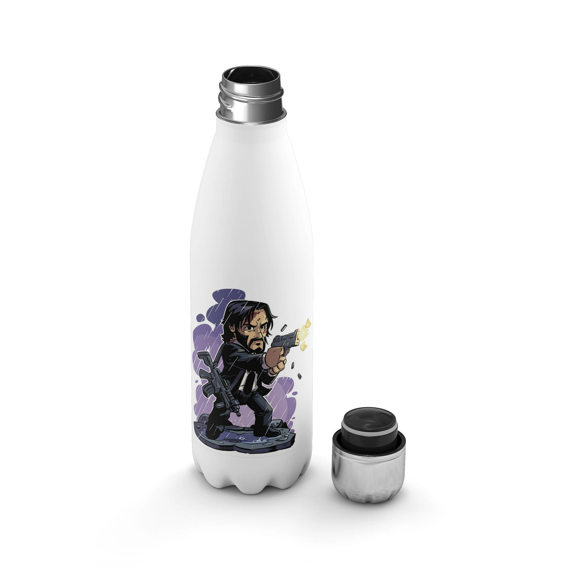 Botella Agua Termica John Wick De Acero Inoxidable | Lider