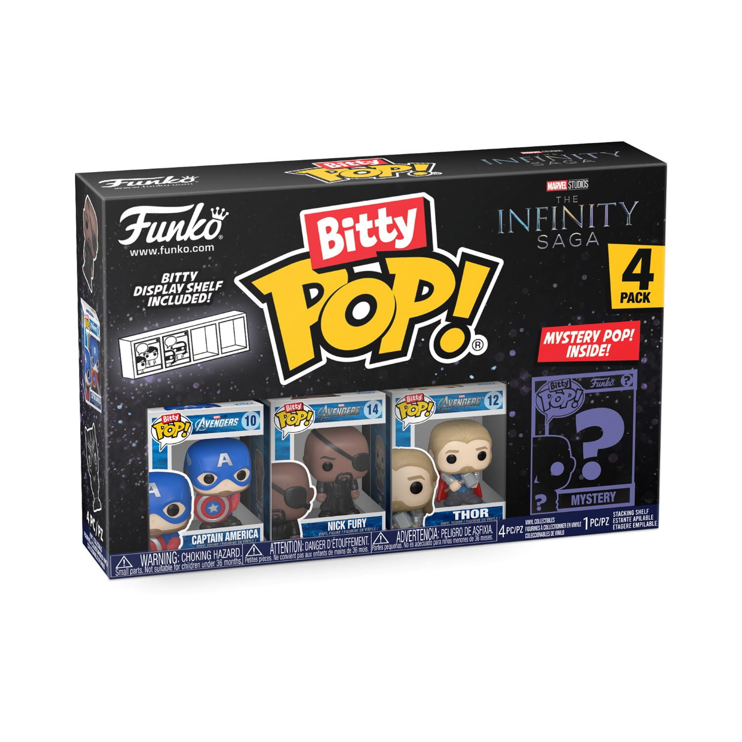 Funko Bitty Pop: Marvel The Infinity Saga 4 unidades | Lider