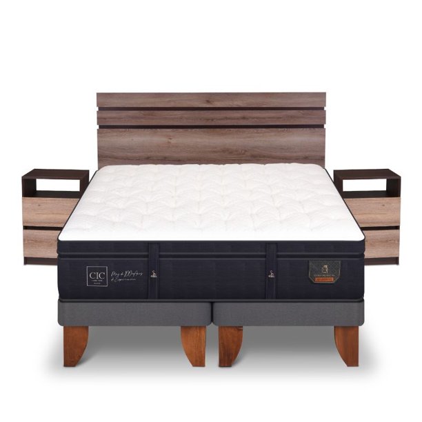 Cama Europea Super Premium King Base Dividida | Lider
