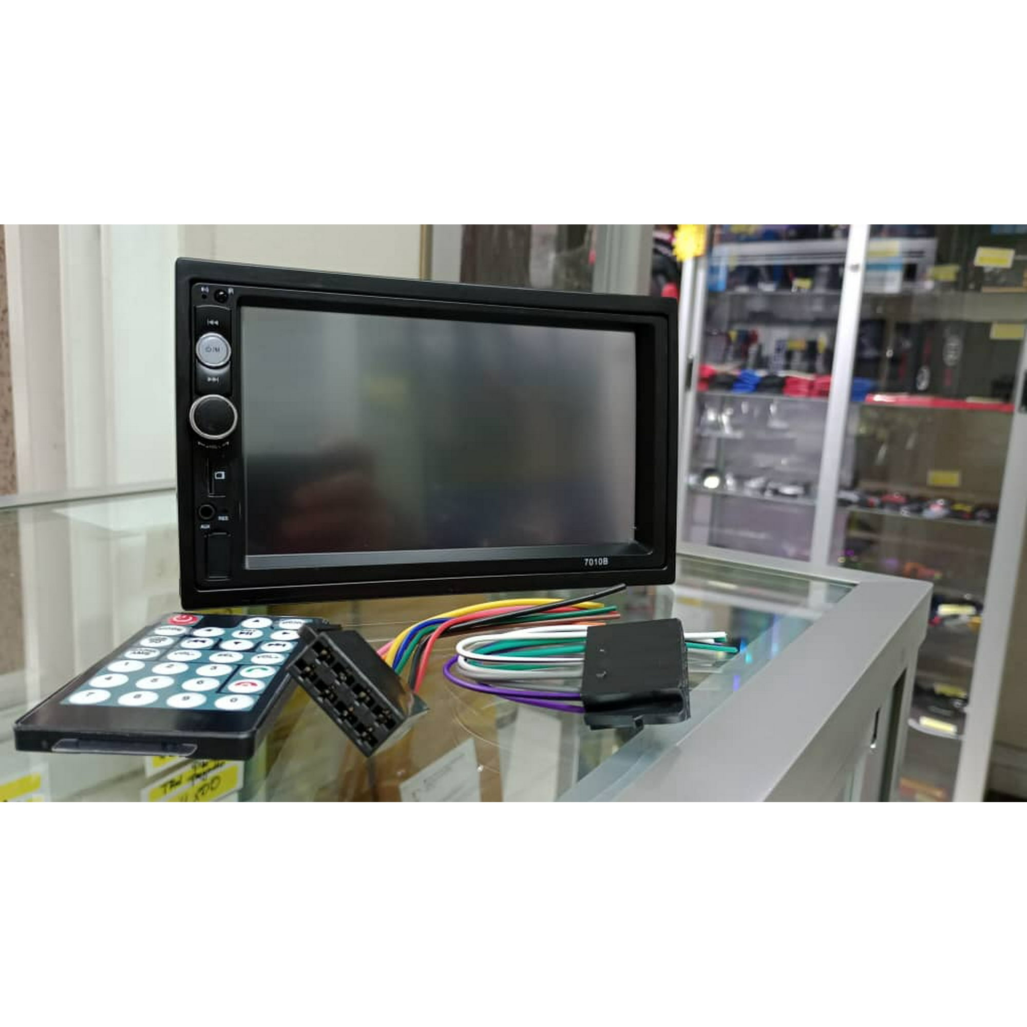 Equipo Radio pantalla de auto Doble Din Bluetooth 2 Din Mirror Link 7 ...