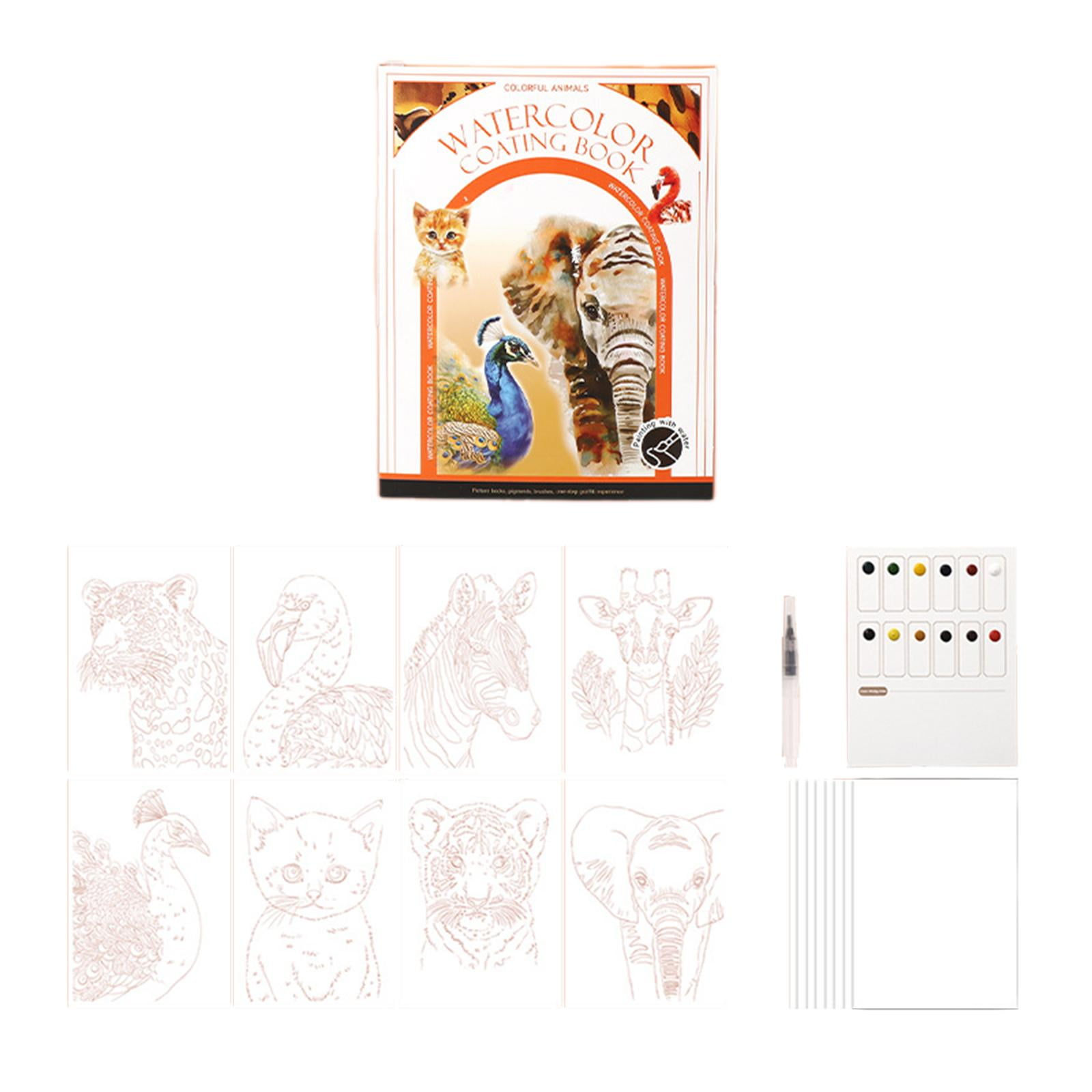 Libro De Pintura Con Acuarela, Manualidades Para Hacer Tú Mismo, Libro ...