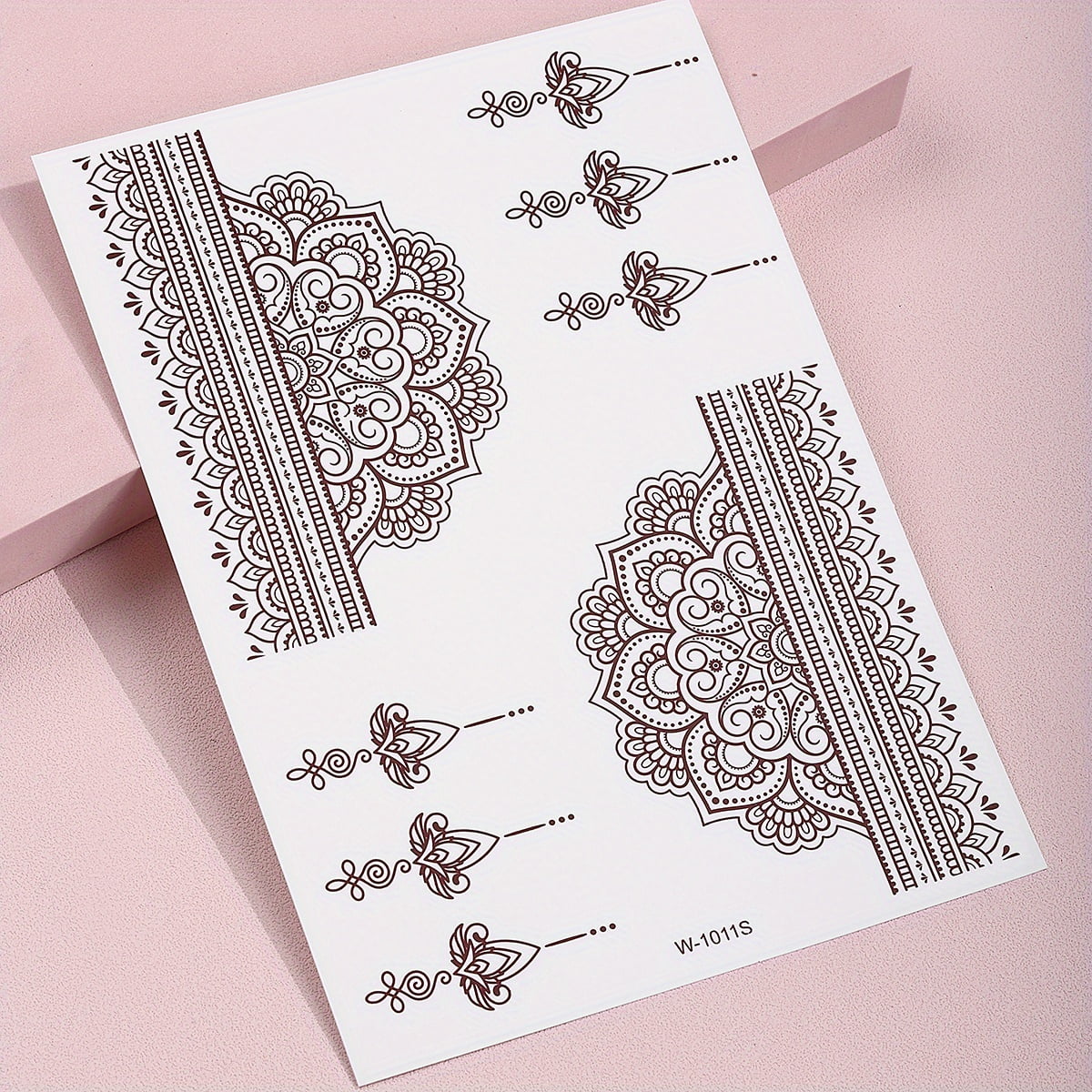 Vintage Vermilion Tattoo Stickers for Hands and Legs - Complicated ...