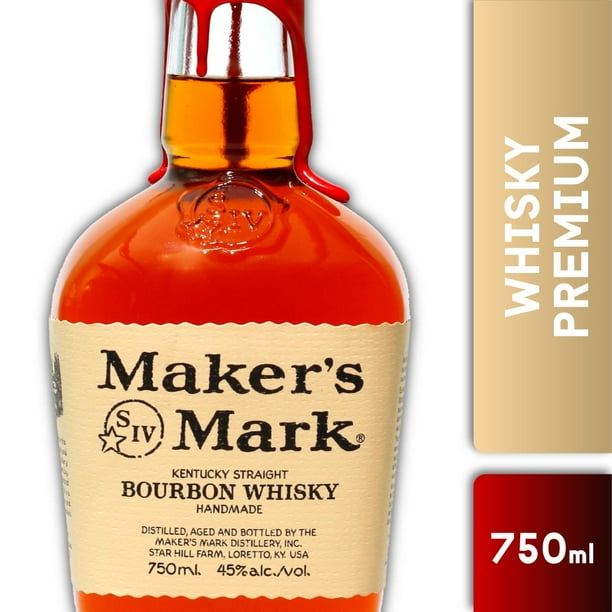 Whisky Bourbon Maker's Mark 750cc 1 Unidad | Lider