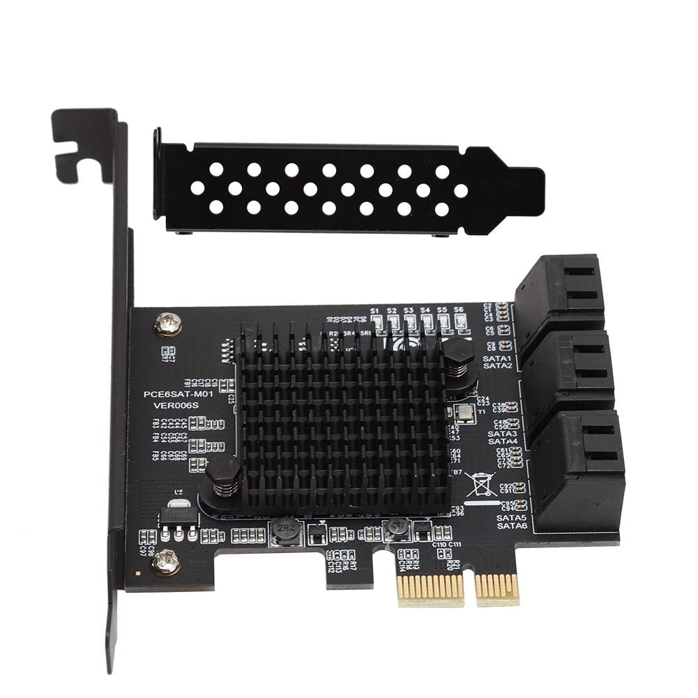 Tarjeta controladora RAID PCI Express 2.0 SATA III de 6 Gbps de 6 ...