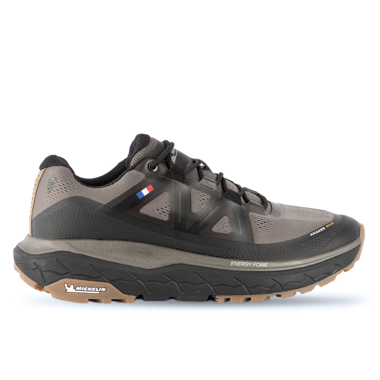 Zapatilla Trail Running Hombre Negro Y Gris Michelin Aw02 | Lider