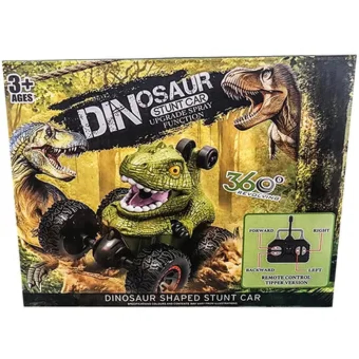 Carro Dinosaurio 360 Grados Control Remoto Recargable Niños | Lider