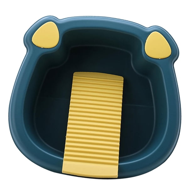 Práctico lavabo de tabla de lavar, compacto con tabla de lavar ...