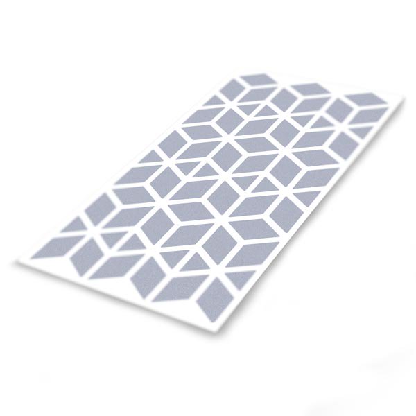 Reflectante Autoadhesivo Premask Rhomboids Gris | Lider