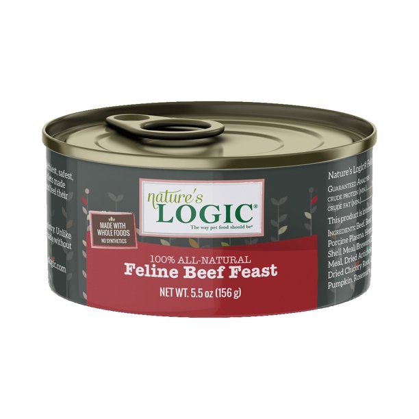 Natures Logic Lata Feline Beef Feast 156 gr | Lider