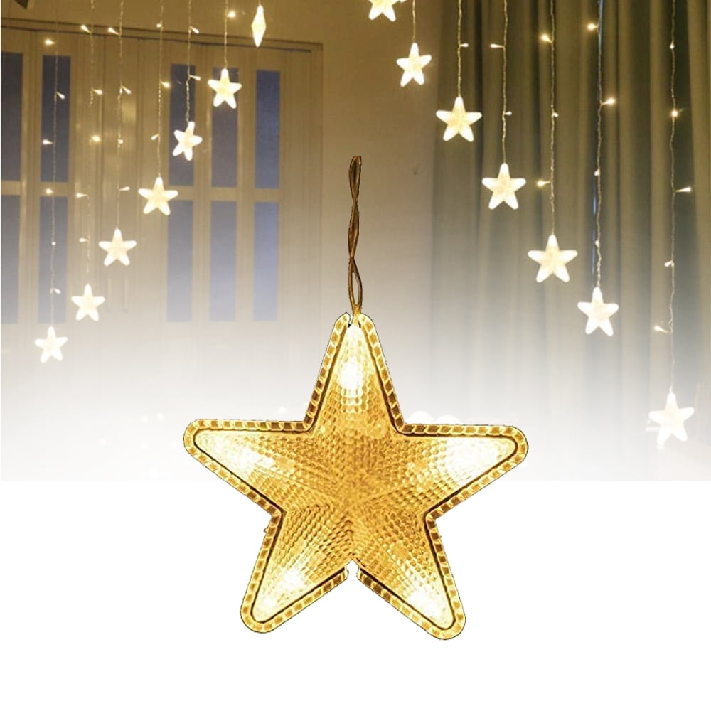 Guirnalda Led Estrellas Luz Cálida 3mts Cortina Led Decoración | Lider