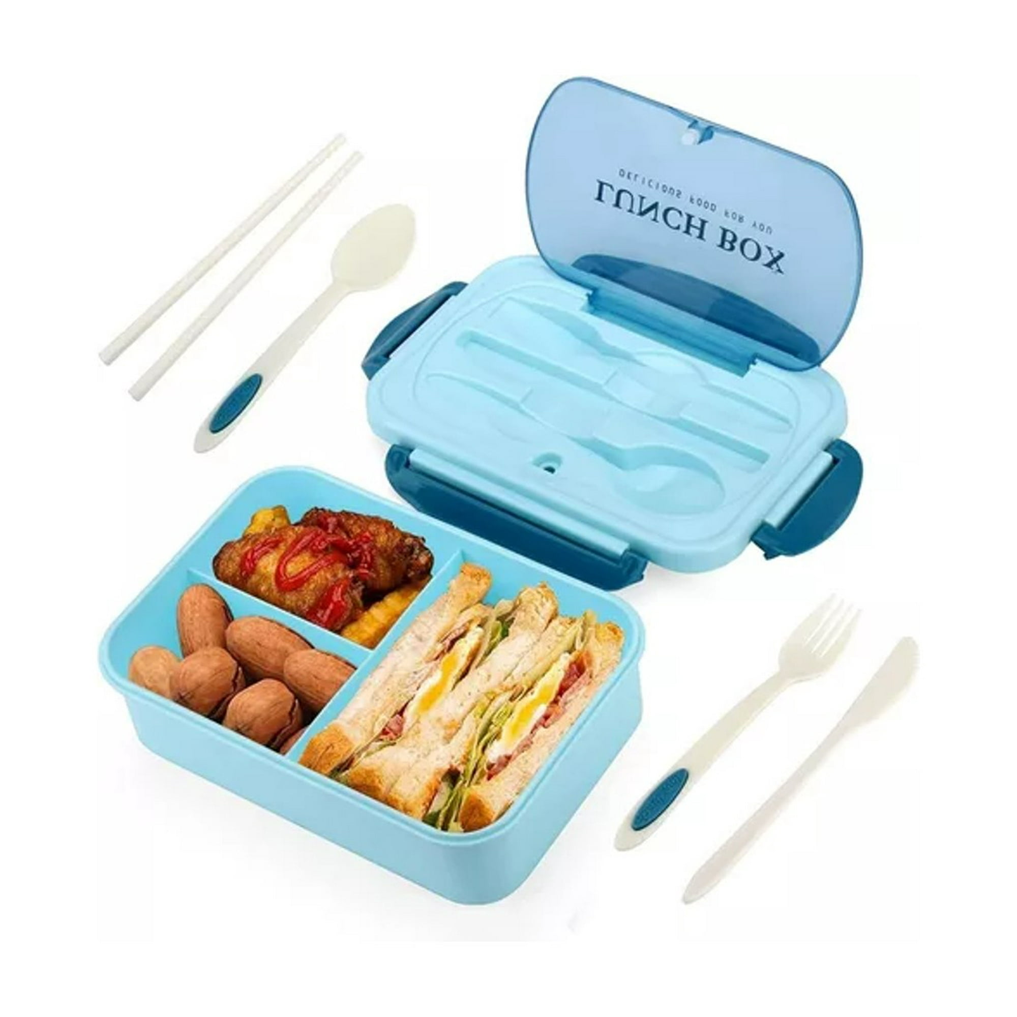 Taper Hermico Para Comidas Contenedor Mas Cubiertos | Lider