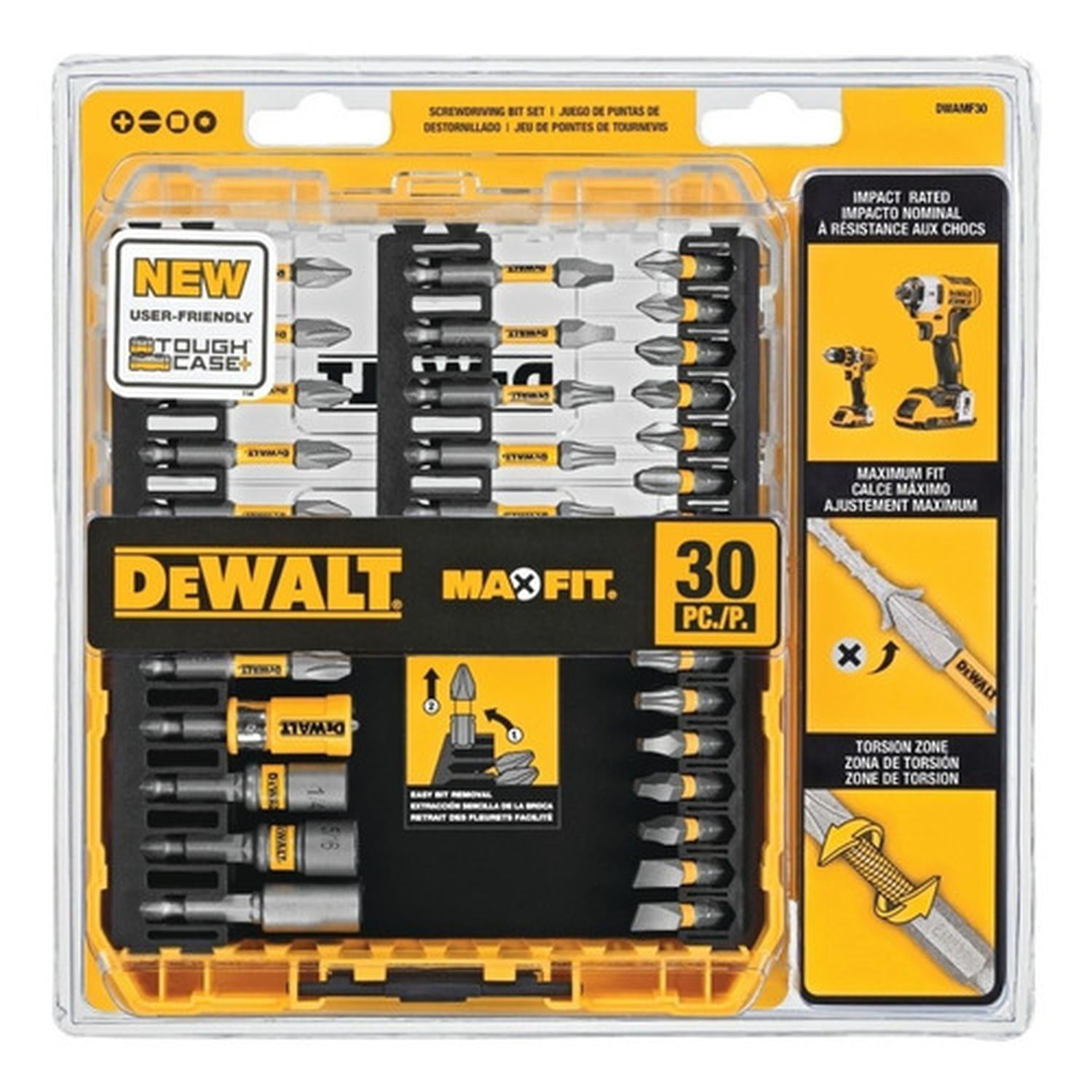 Set 30 Piezas Dewalt Maxfit DWAMF30 amarillo | Lider