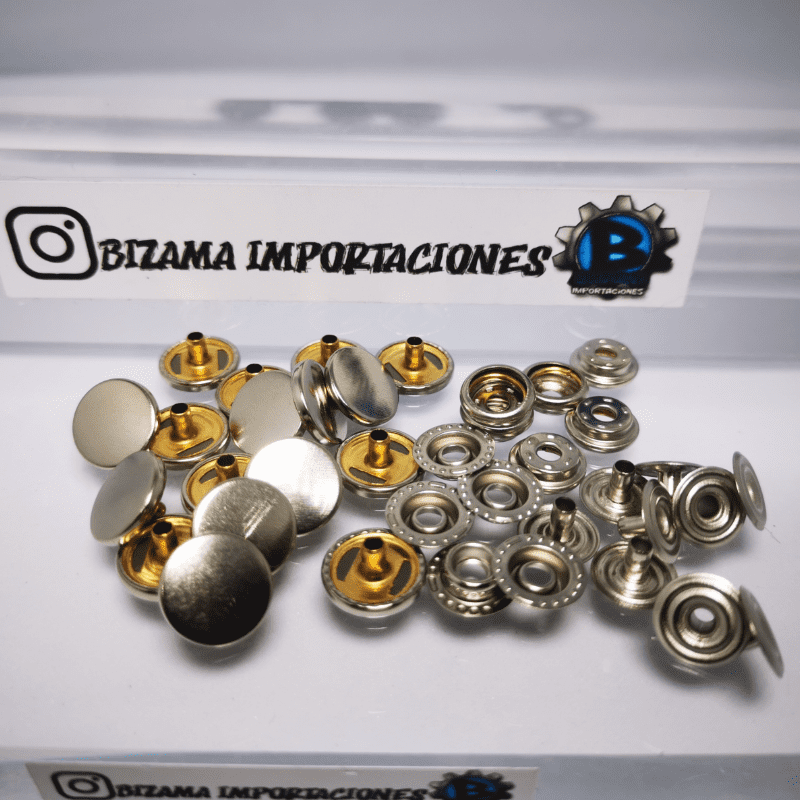 Set de 100 broches snaps metálicos | Lider
