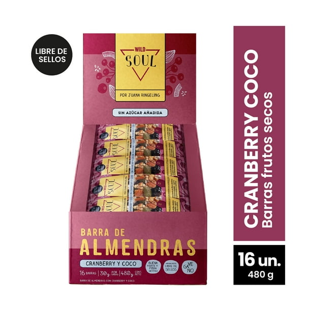 WILD SOUL BAR NUT CRANBERRIES 30g 16U | Lider