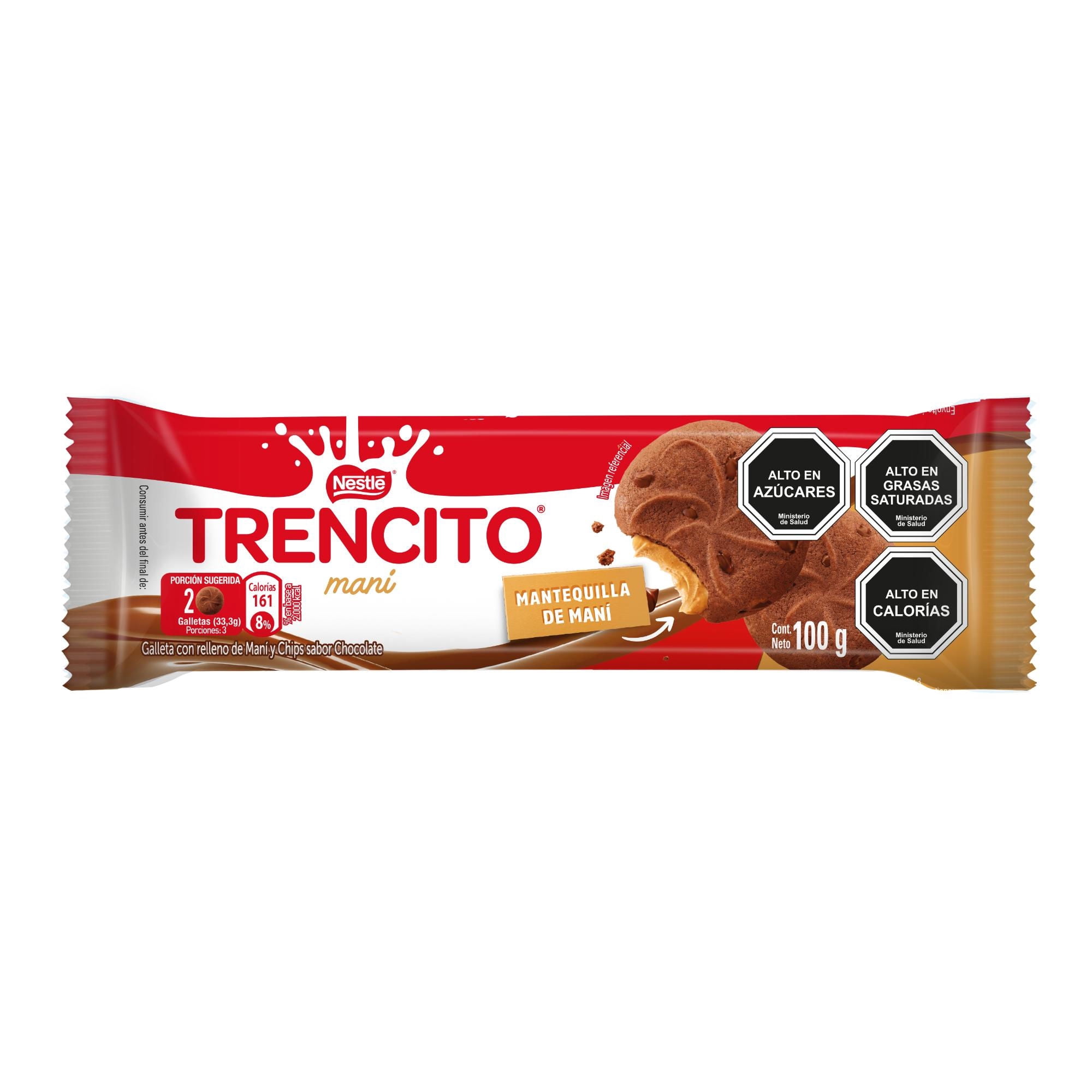 Galleta trencito choco maní, 100 g | Lider