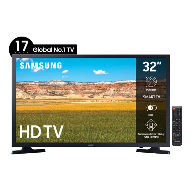 Televisor 32" LED HD UN32T4202AGXZS Smart TV Samsung | Lider