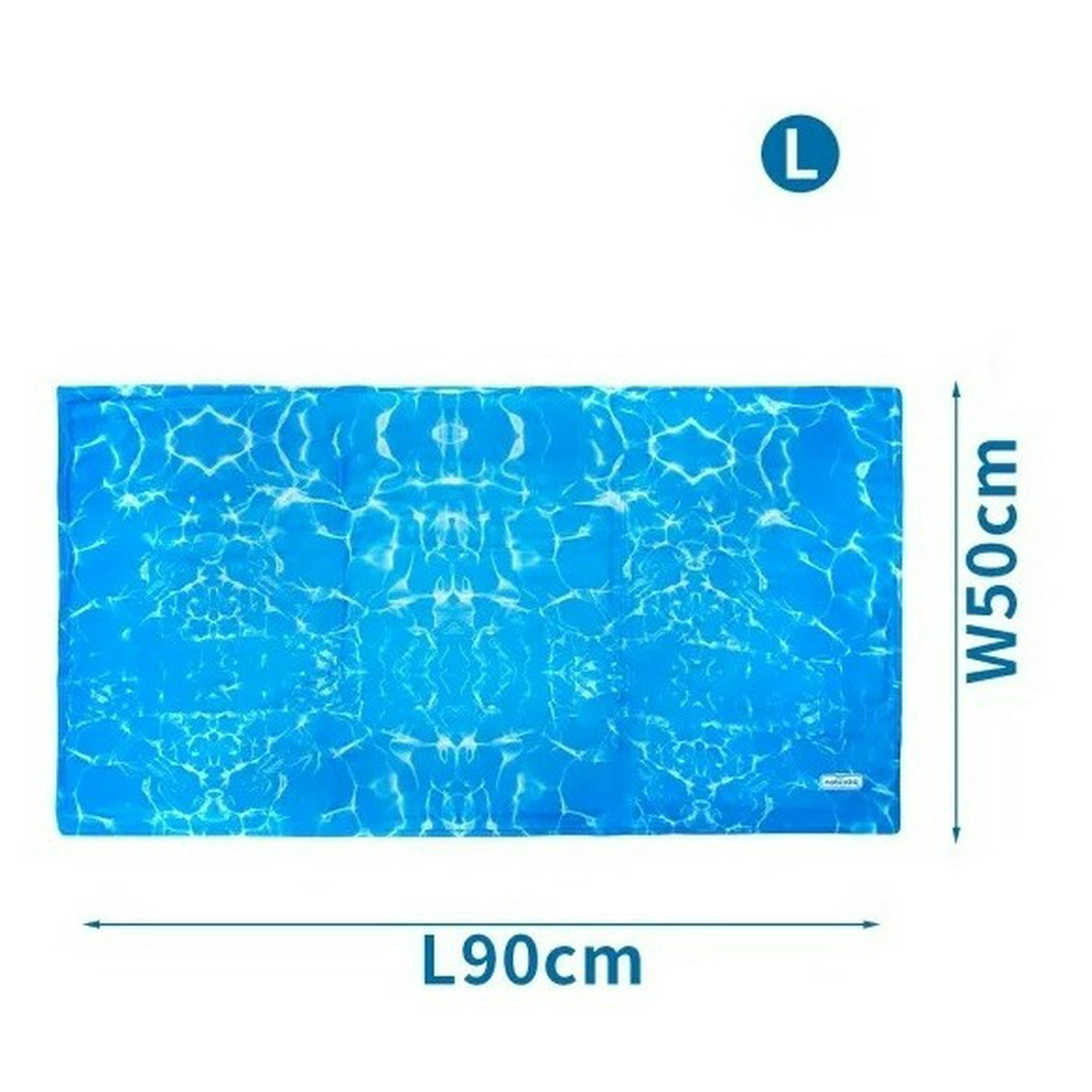 Manta Gel Frio Alfombra Refrescante Estampado 2100g Talla L | Lider
