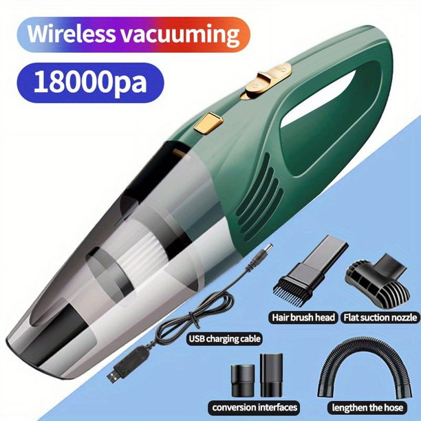 Powerful High-Suction Mini Handheld Vacuum Cleaner: Perfect for Car and ...