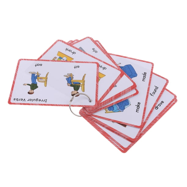 Tarjetas Educativas Preescolares Verbos Irregulares - 24 Piezas | Lider