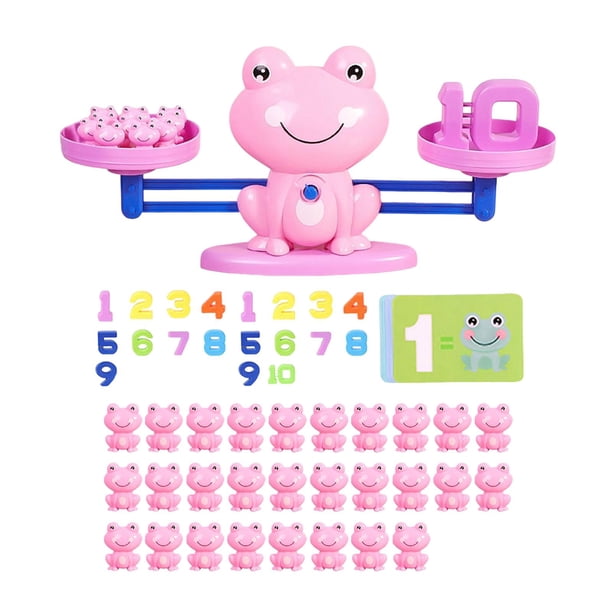Rana Balance Matemáticas Juego Número Contar Juguete Regalos Rosa 20 ...