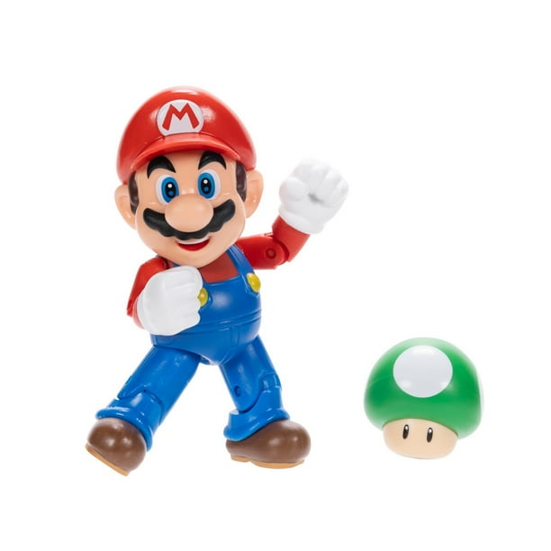 Figuras Nintendo colección Super Mario Mario con champiñón | Lider