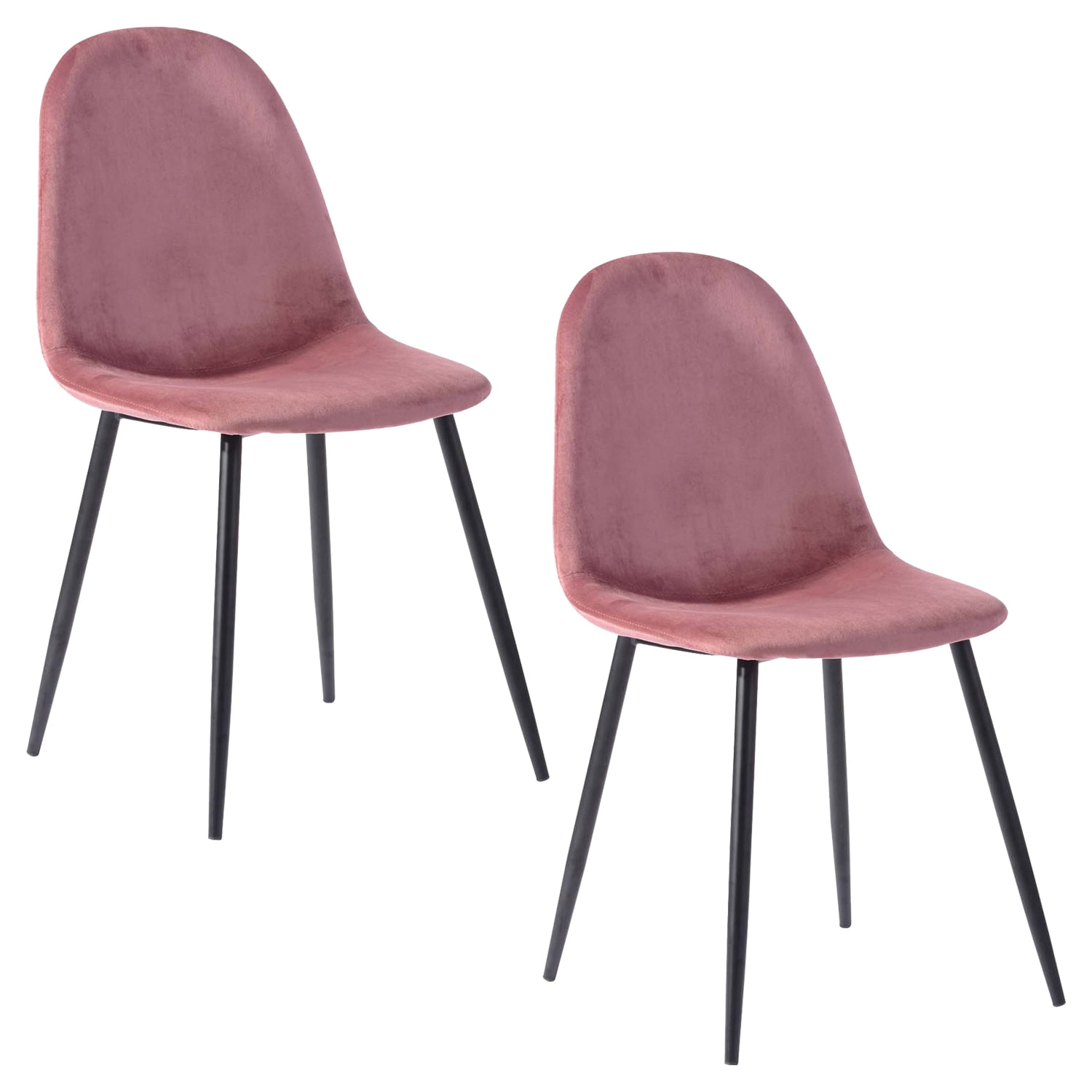 Pack 2 Silla Comedor Charlton Terciopelo Rosado | Lider