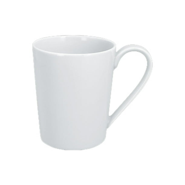Set De 6 Mug Porcelana Blanco 300Cc Acces Rak | Lider