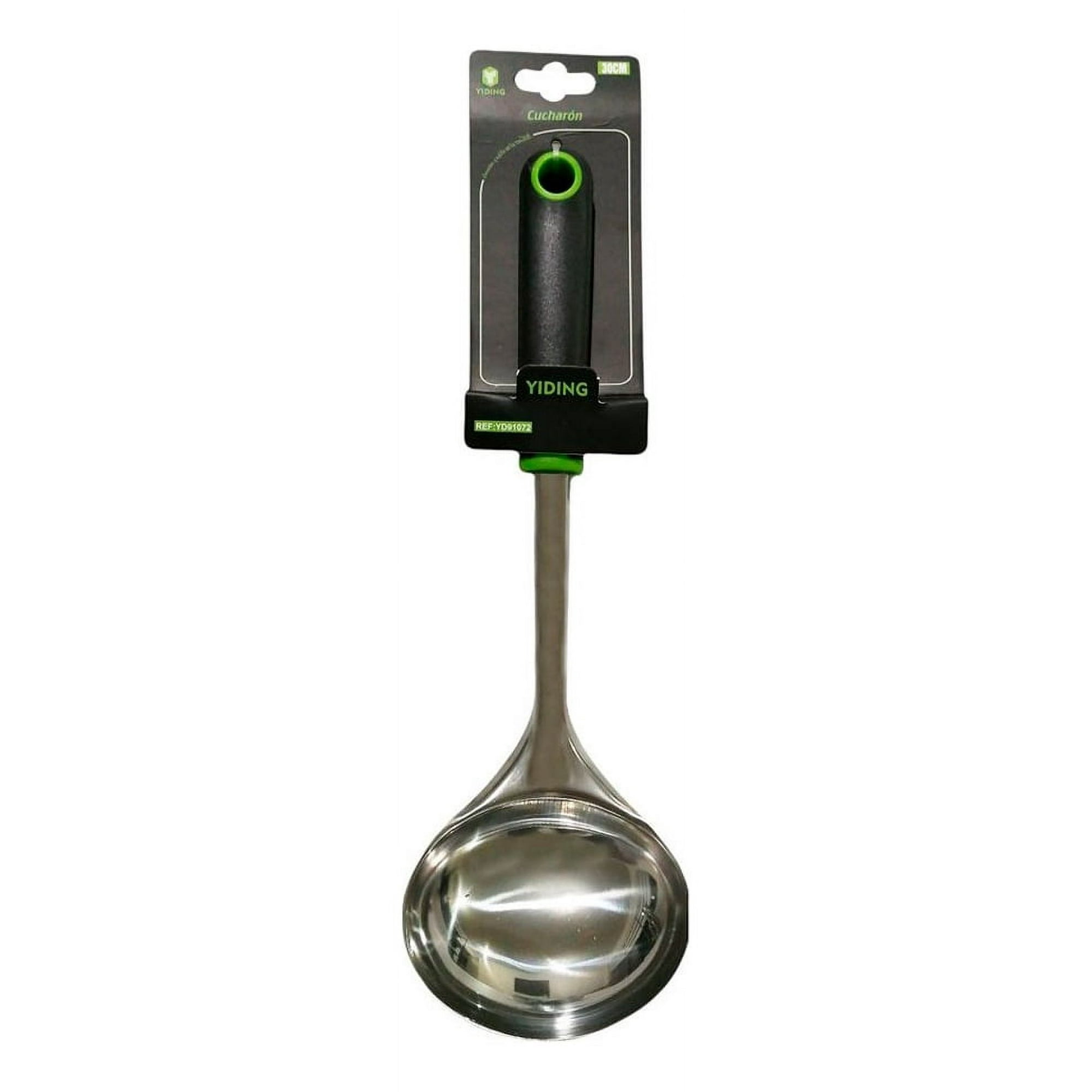 Cuchara Cucharon De Sopa Metalico 30 Con Mango Plastico | Lider