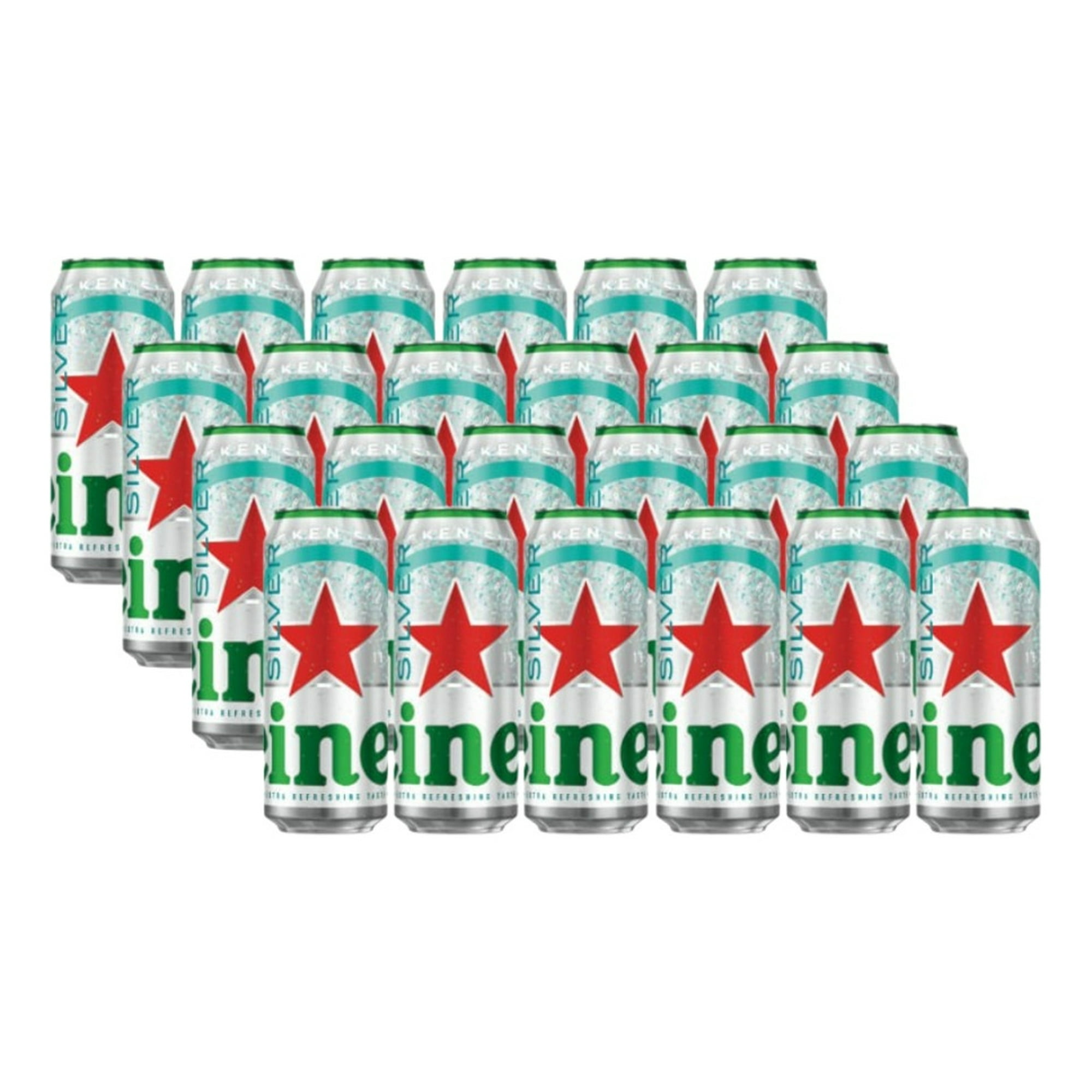 Pack 24 Cervezas Heineken Silver Lata 470cc | Lider