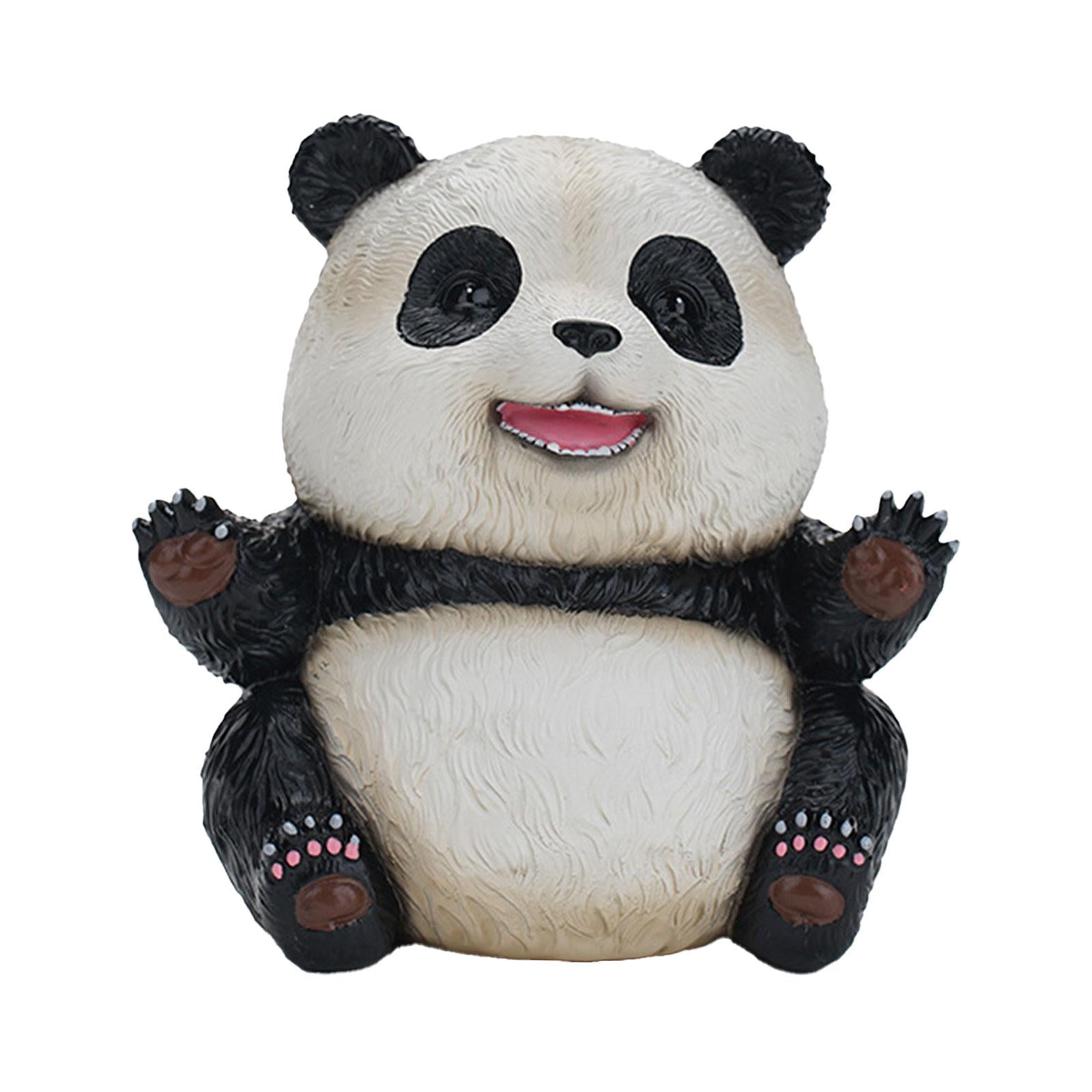 Figurita De Panda, Adorno Moderno Y Lindo De Panda Para Estantería ...