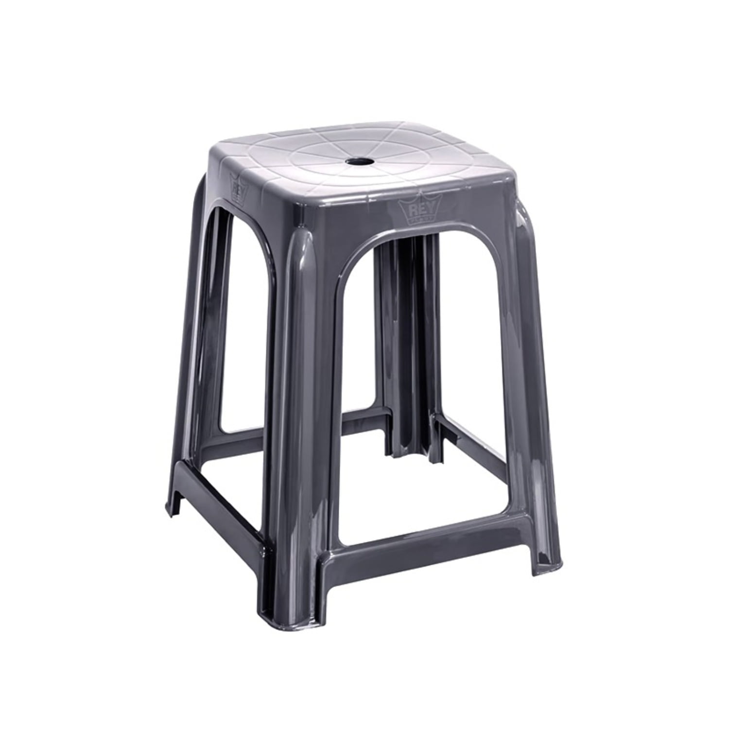 Pack X 4 Banco Confort Plata – Rey Plast | Lider