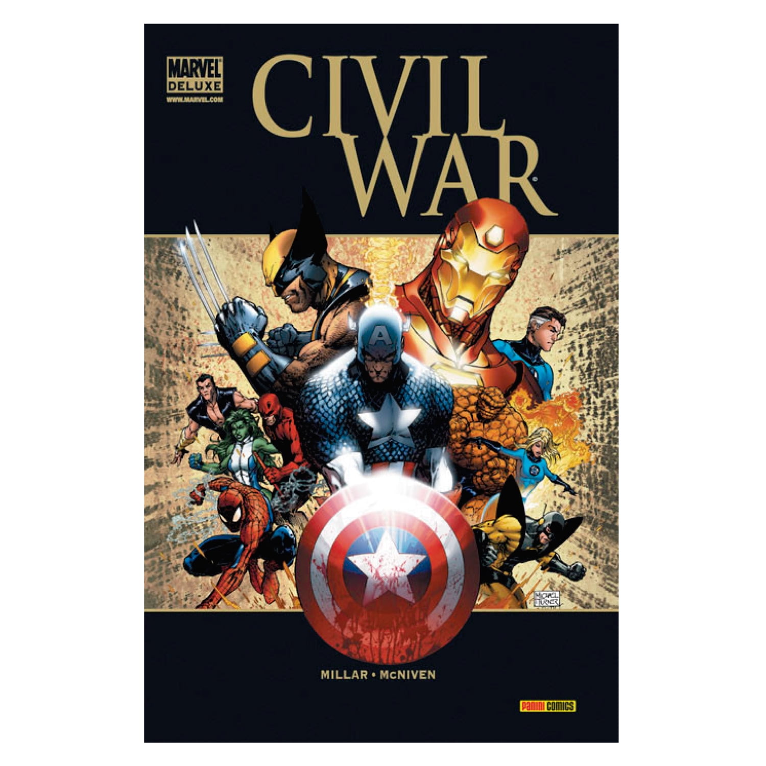 Comic Civil War Marvel De Luxe | Lider