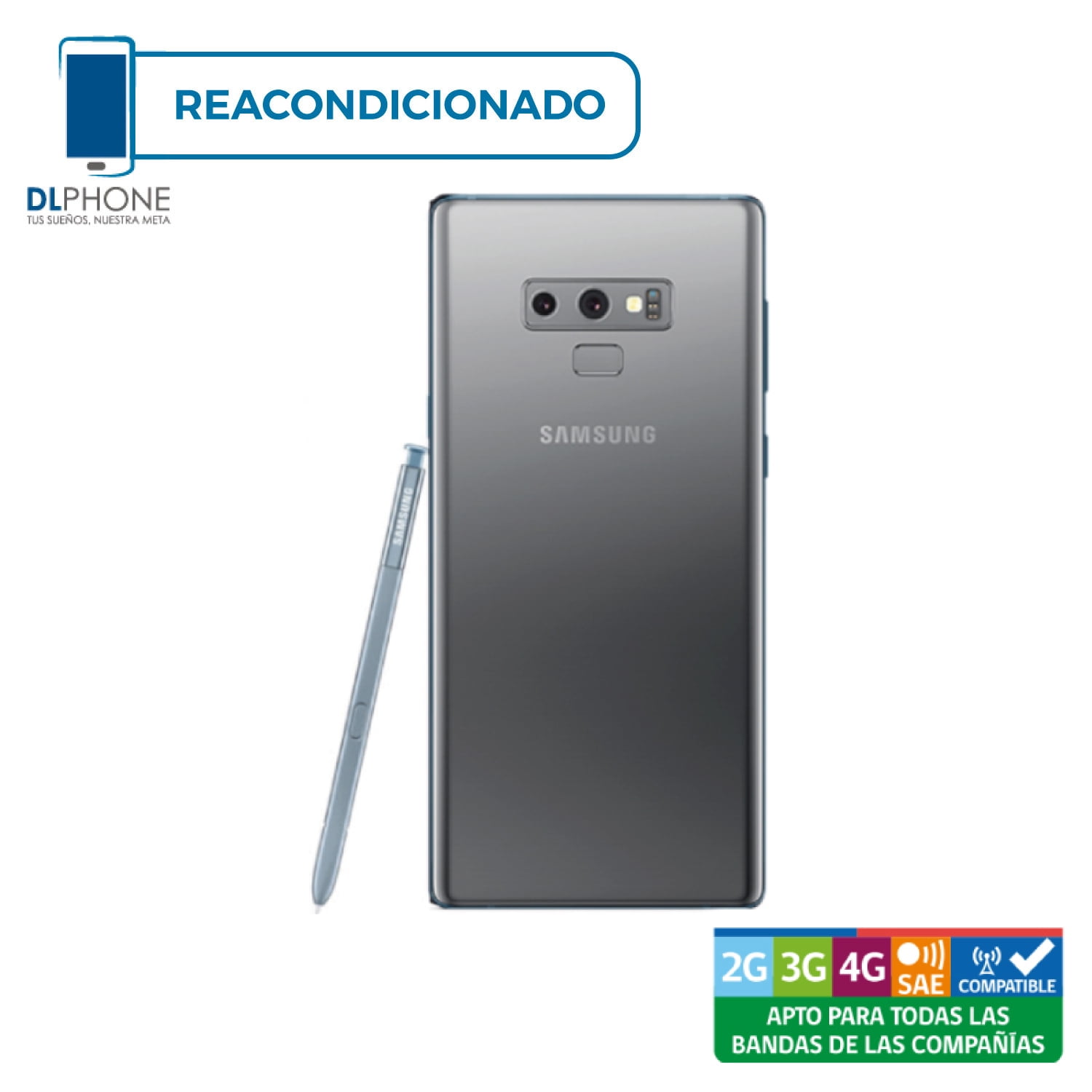 Samsung Galaxy NOTE 9 de 128gb Plata Reacondicionado | Lider