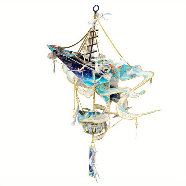 MU Windbell A 3D Metal Puzzles Model Kits Building For Beginner, Laser ...