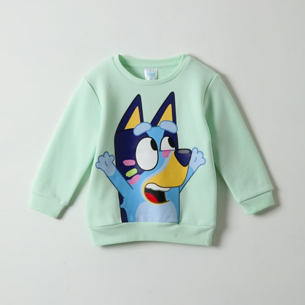 Poleron Niña Messy Verde Bluey | Lider